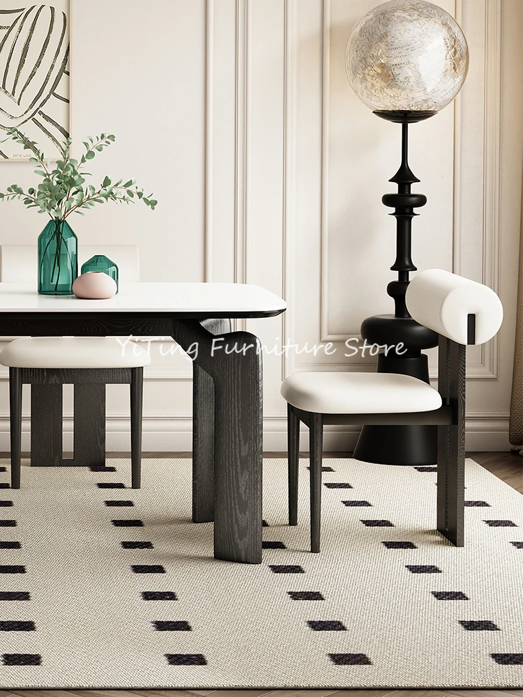 Nordic-Cream-Style-Dining-Chair-Kitchen-Home-Restaurant-Creative-Designer-Solid-Wood-Dining ...