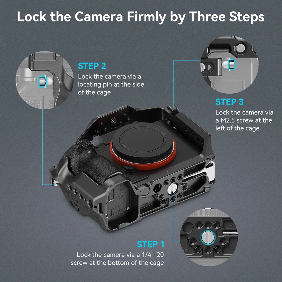 Appareil Photo SMALLRIG Quick Release Cage For Sony A7R V/A7 IV/A7S III ...