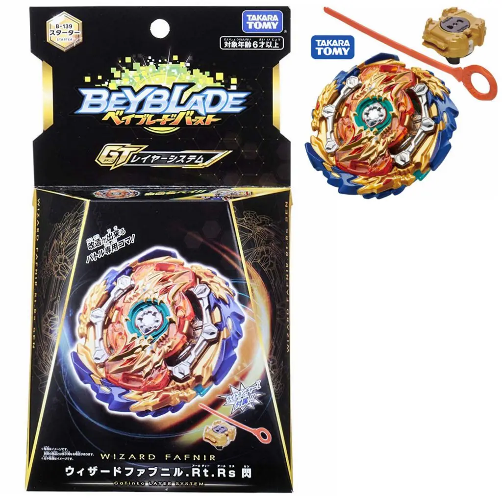TAKARA-TOMY-Wizard-Fafnir-Burst-GT-Starter-com-Lan-ador-Top-Girat-rio ...