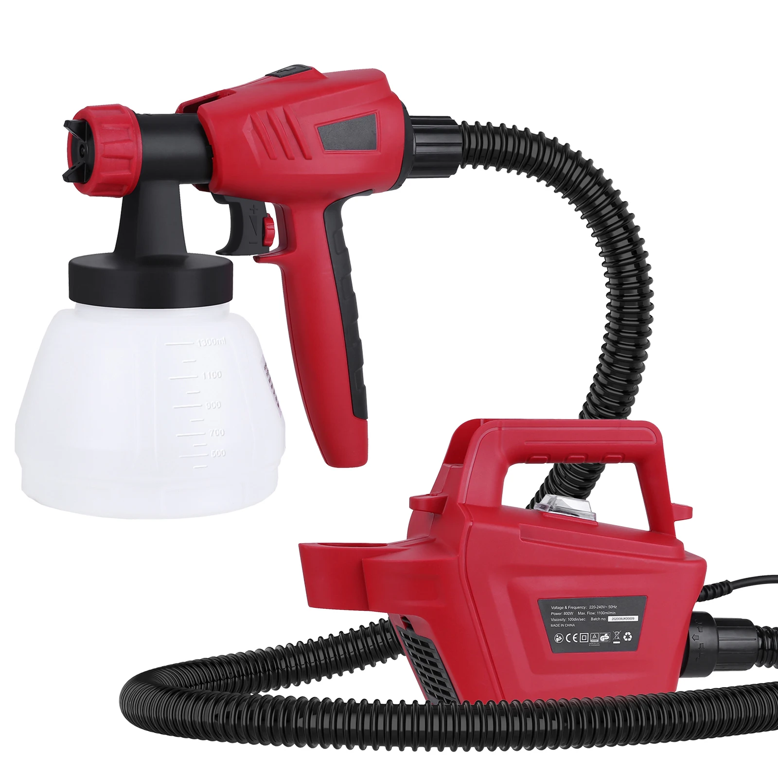 800W-Electric-Paint-Sprayer-Airless-Spray-Gun-Latex-Spraying-Machine ...