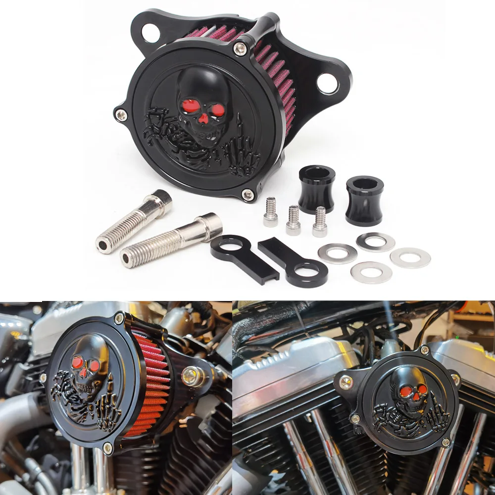 Motorcycle Air Cleaner Intake Filter with Hardware Scooter Air Pods ...