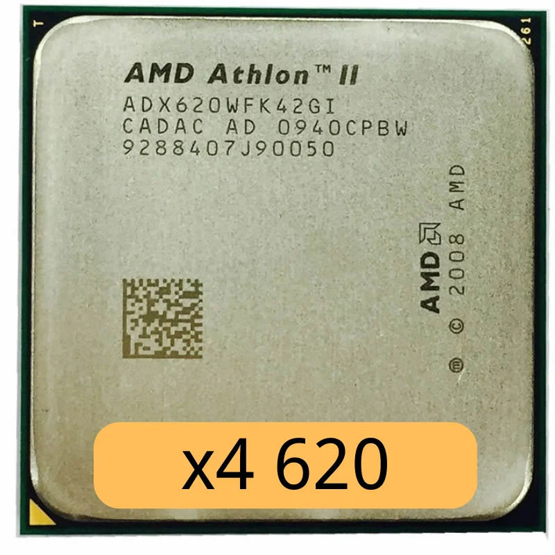 Amd Athlon Ii X4 620 X4-620 2.6 Ghz Quad-core Quad-thread Cpu Processor ...