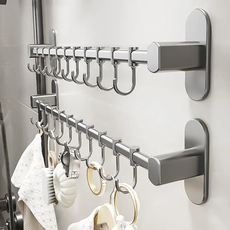 Mobile-Bathroom-Clothes-Hanger-No-Drilling-Required-Wall-Mounted ...