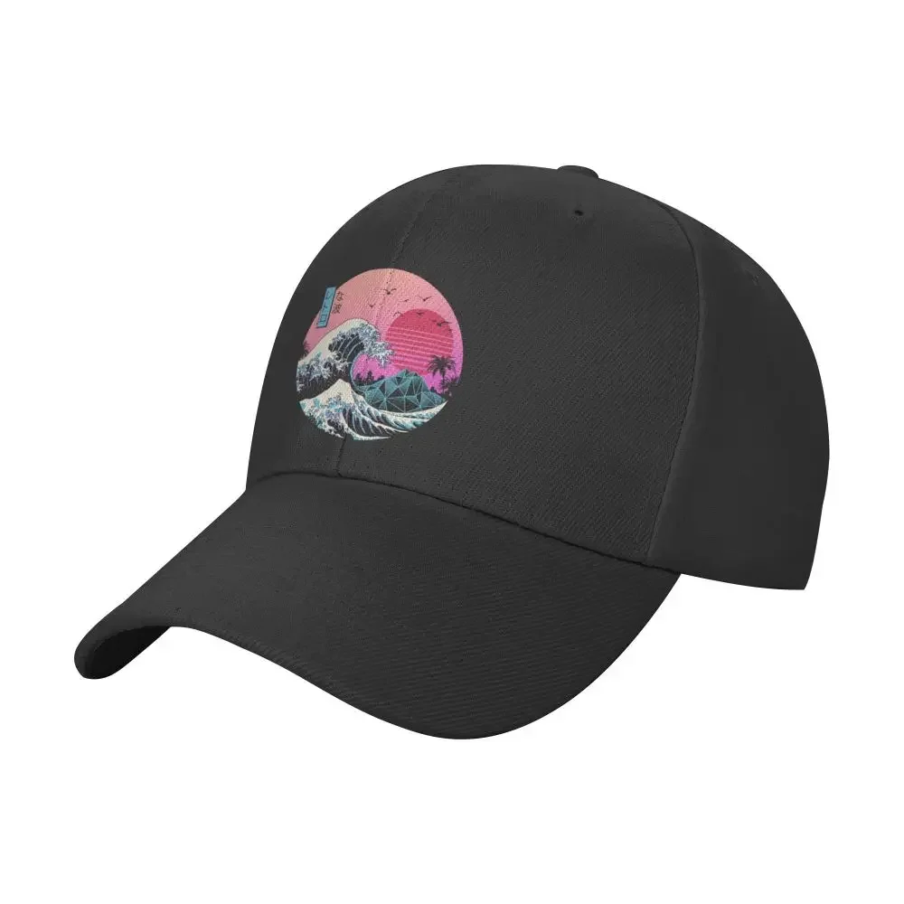 Custom Japanese Kanagawa Anime Great Wave Baseball Cap for Men Women ...