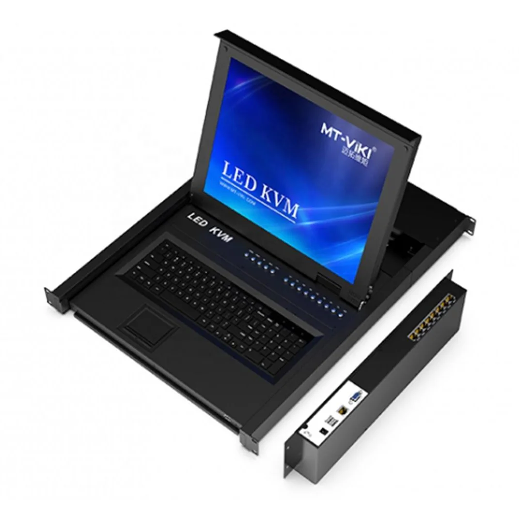 17-LCD-KVM-Switch-8-Port-VGA-over-Ethernet-MT-VIKI-Rackmount-KVM ...
