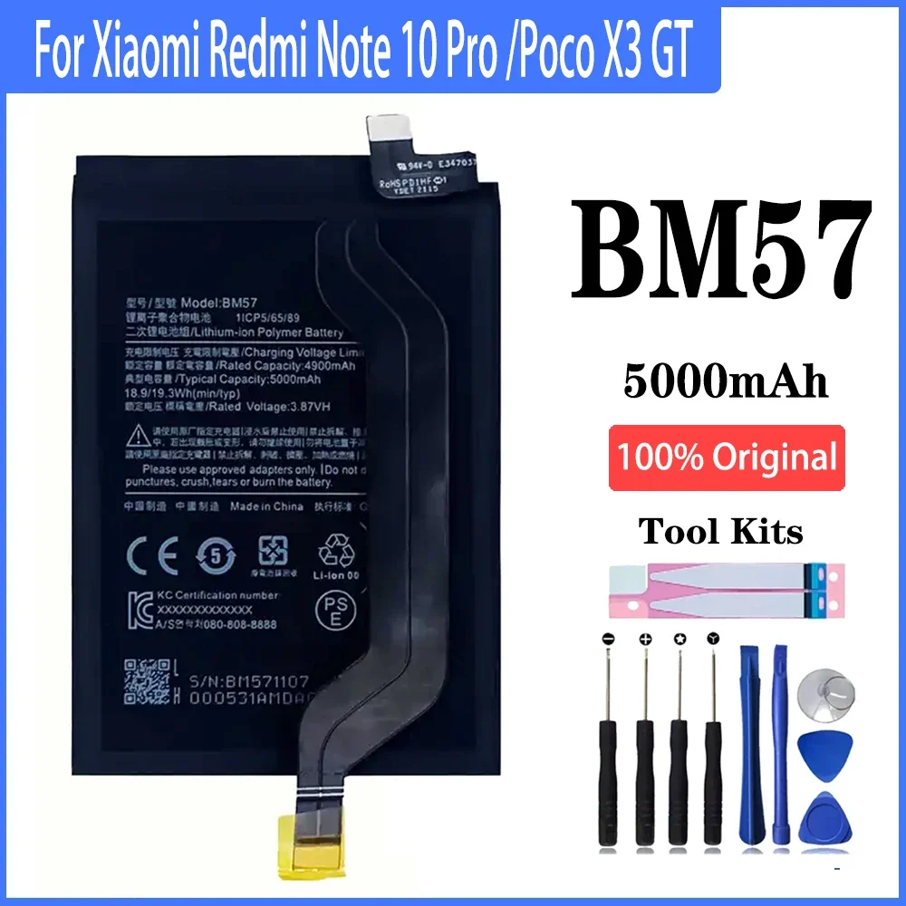 BM57-High-Quality-Original-Battery-For-Xiaomi-Poco-X3-GT-Redmi-Note10 ...