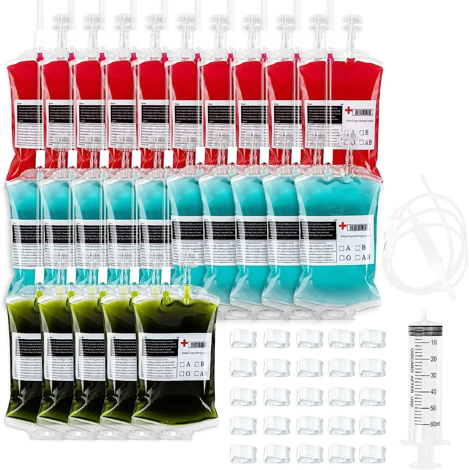 Paquete-de-bolsas-de-sangre-reutilizables-para-bebidas-bolsa-IV-bolsa ...