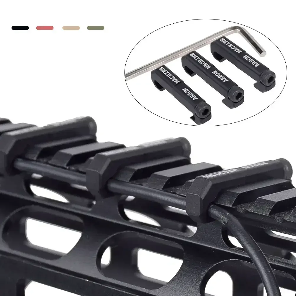 Tactical-3pcs-Set-M-LOK-Wire-Guide-System-Cable-Management-Rail-Cover ...