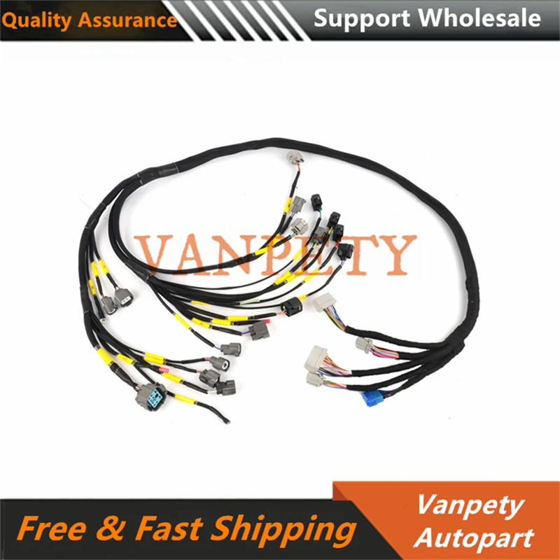 1X-Tucked-Engine-Harness-for-1992-2000-Honda-Civic-Integra-B16-B18-D16 ...