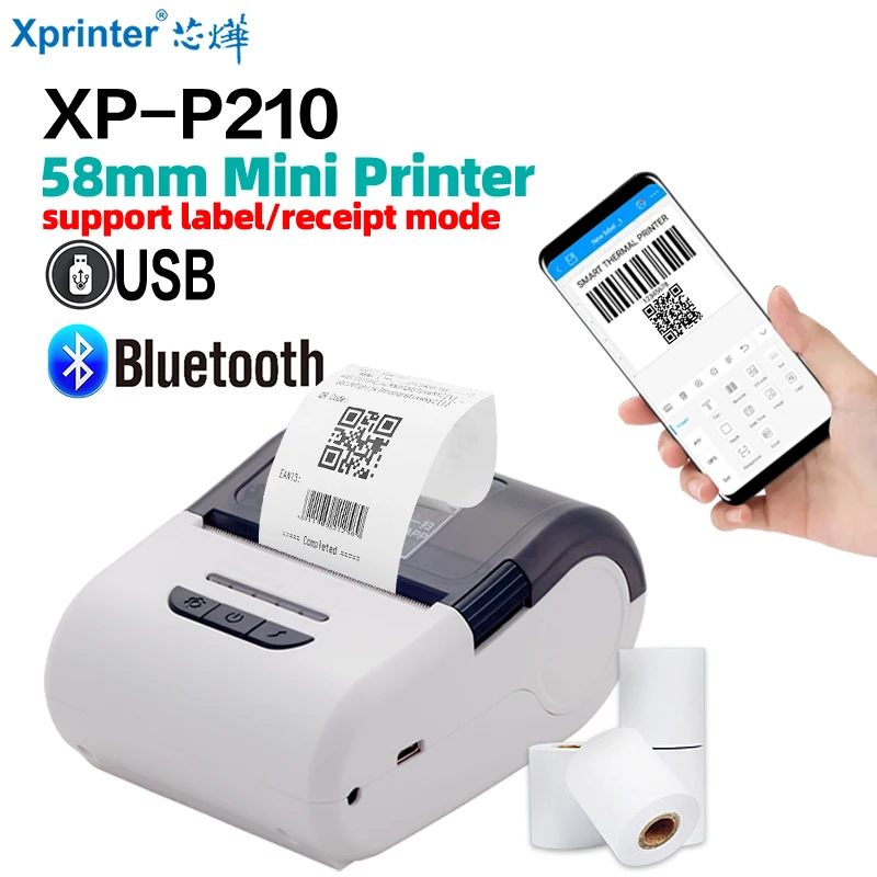 Label-Receipt-Thermal-Printer-58mm-2-in-1-POS-Printing-Mini-Mobile ...