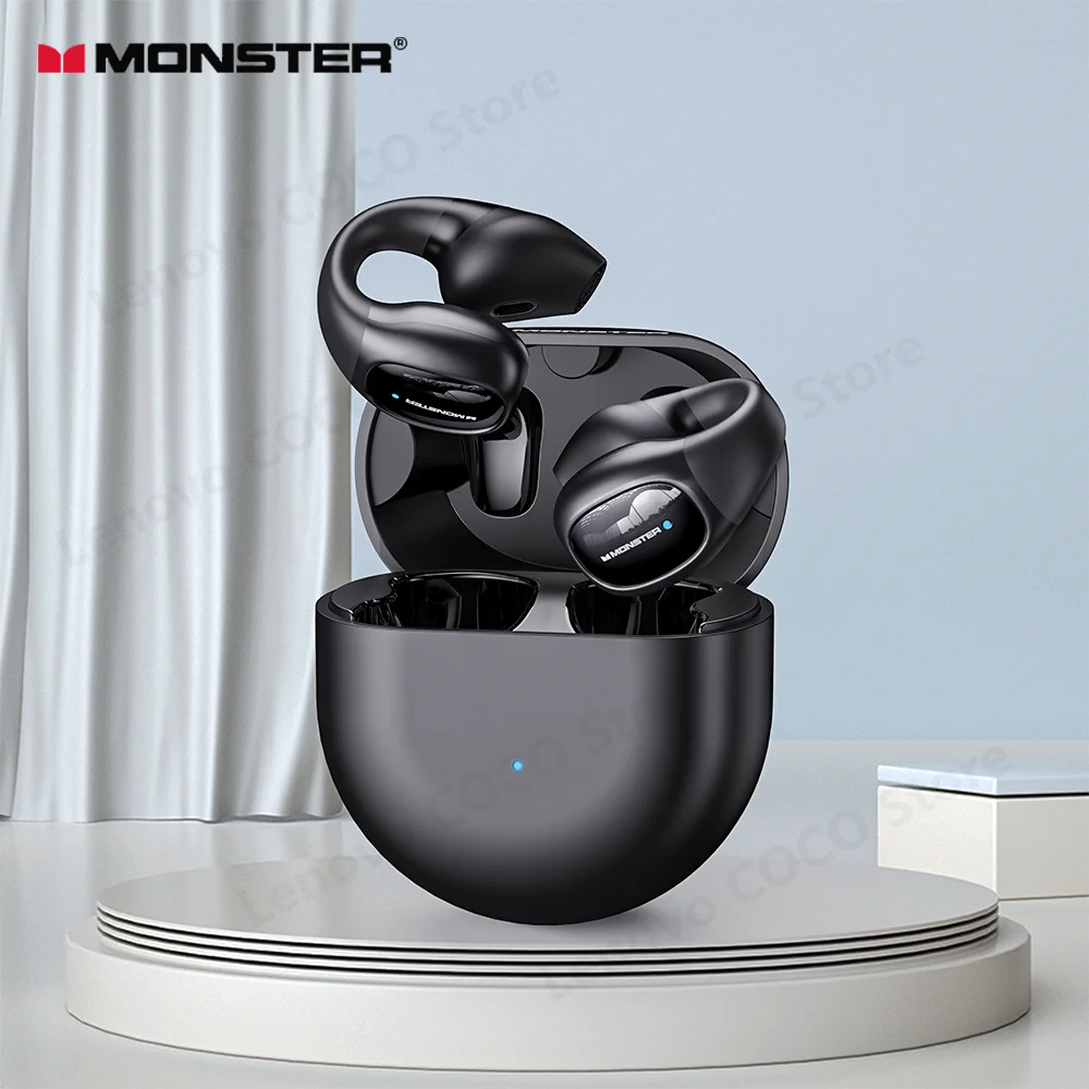Monster-Bluetooth-5-3-Bone-Conduction-Earphones-TWS-Wireless-Headphones ...