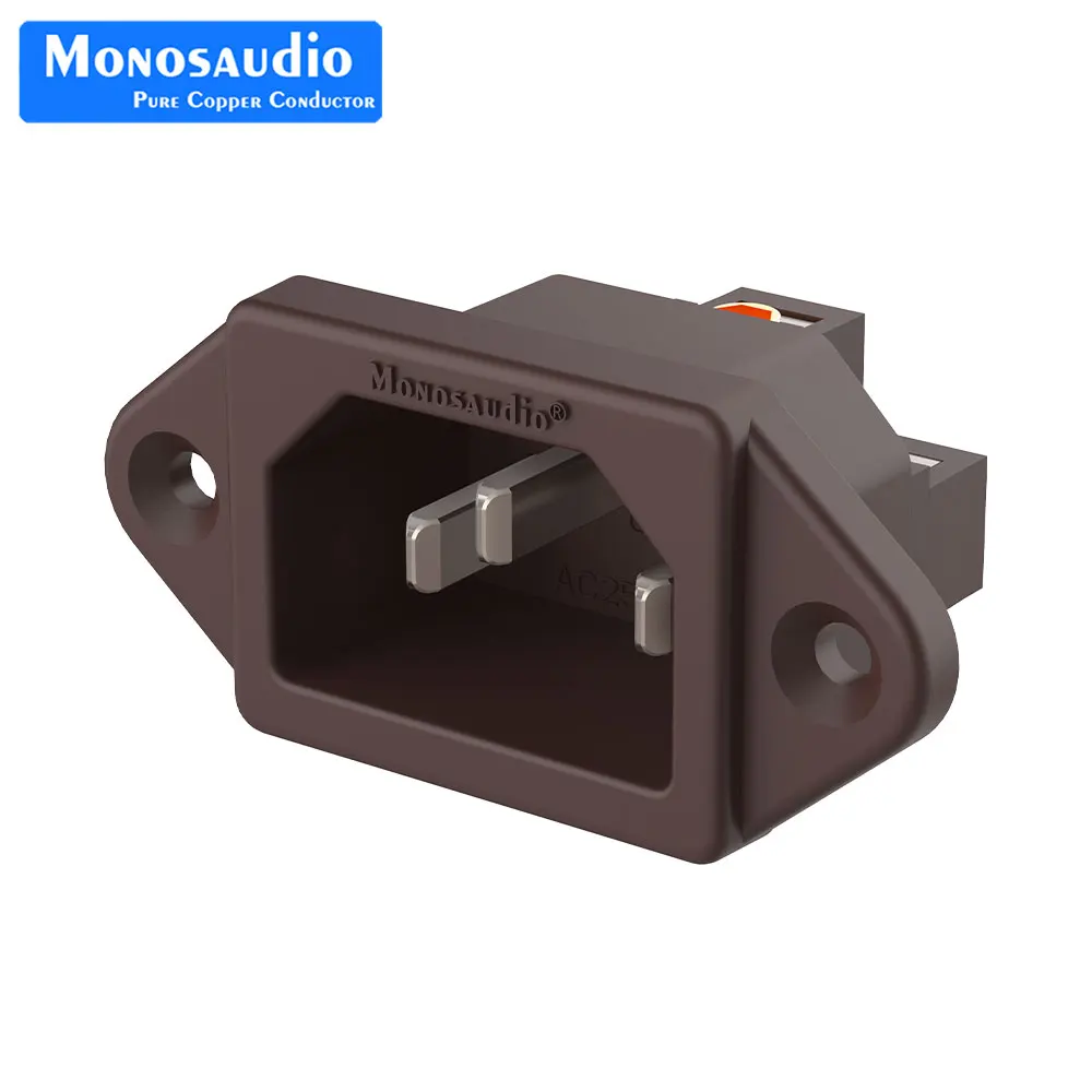 Monosaudio-IC72-Hi-End-IEC-Socket-Power-Plug-Pure-Red-Copper-Gold ...