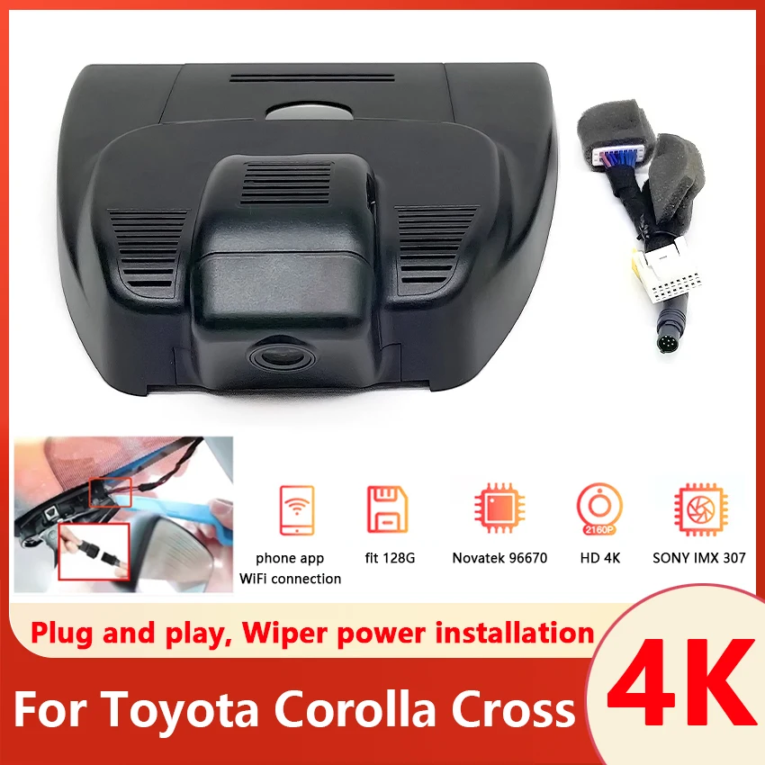 New-Plug-and-play-Car-DVR-Video-Recorder-Dash-Cam-Camera-For-Toyota ...