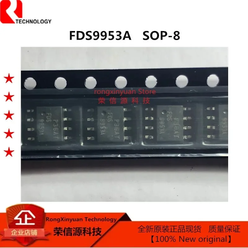 FDS9953A-NL-SOP-8-FDS9953A-9953A-9953-FDS9953-Dual-30V-P-Channel ...