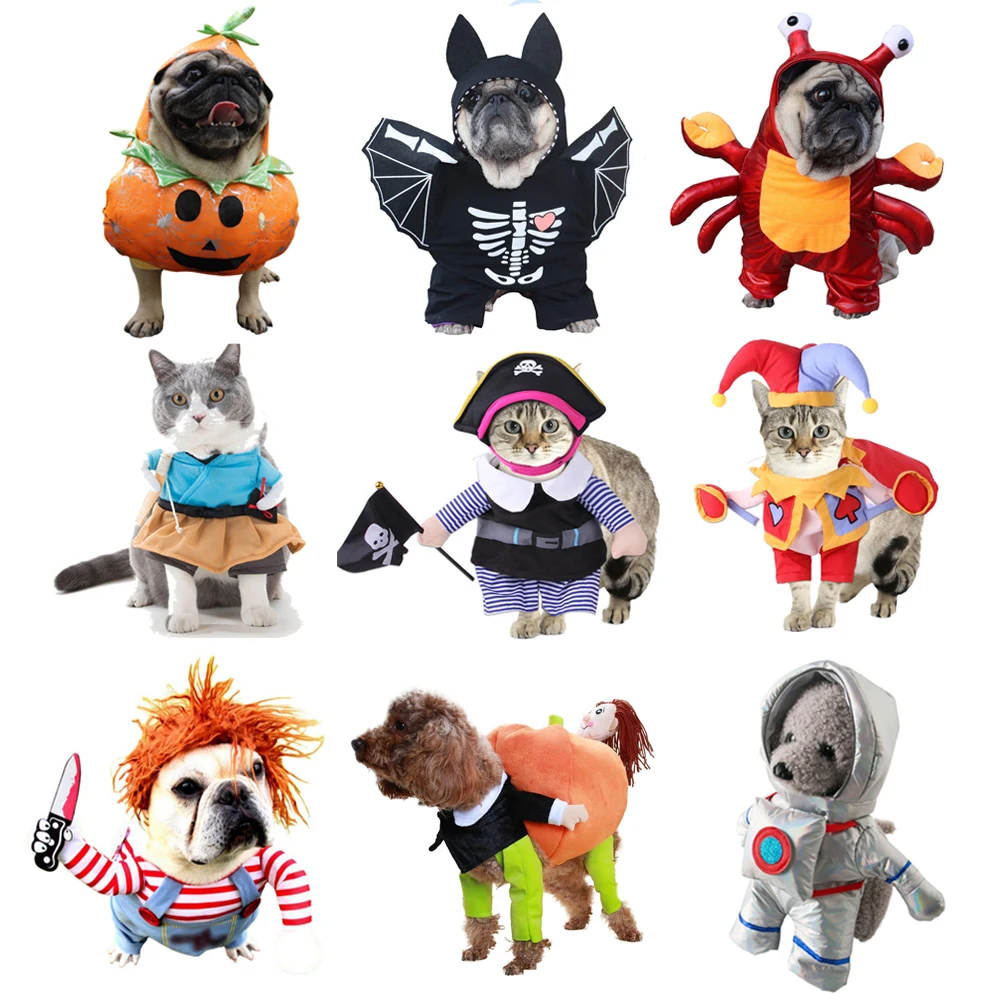 Ropa-de-Halloween-para-perros-conjunto-de-disfraces-divertidos-para ...