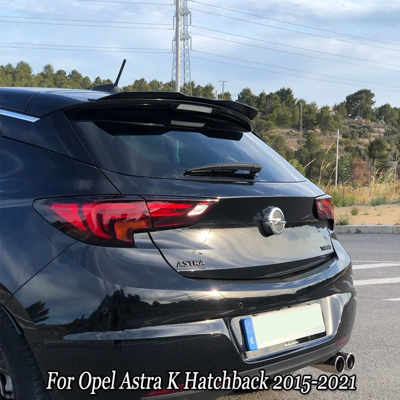 For-Opel-Astra-K-Hatchback-2015-2021-Rear-Trunk-Roof-Spoiler-Cap-Rear ...