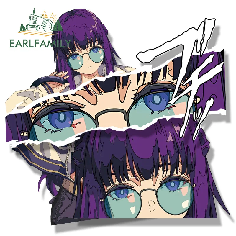 EARLFAMILY-Gothic-Fern-Car-Sticker-Hot-Anime-Chibi-Big-Head-Waifu-Slap ...