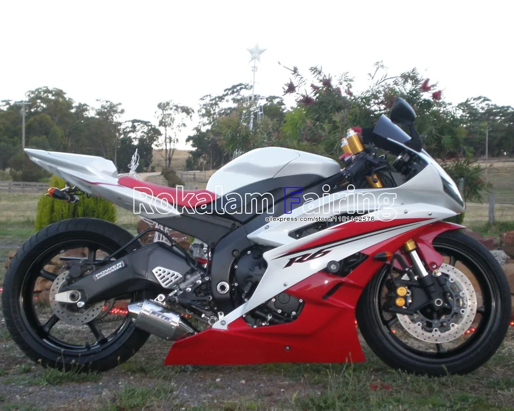 Yamaha R6 Red And White