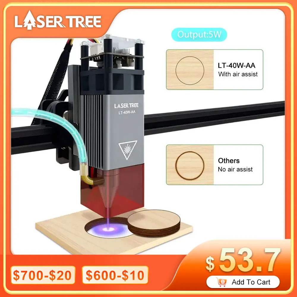 LASER-TREE-5W-Laser-Head-450nm-Blue-Light-TTL-Module-with-Metal-Hood ...