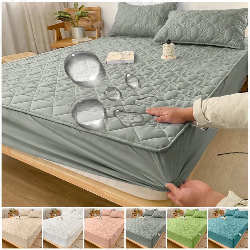 LEVIVEI-Waterproof-Elastic-Mattress-Cover-Bed-Sheets-Pad-Protector-Bed ...