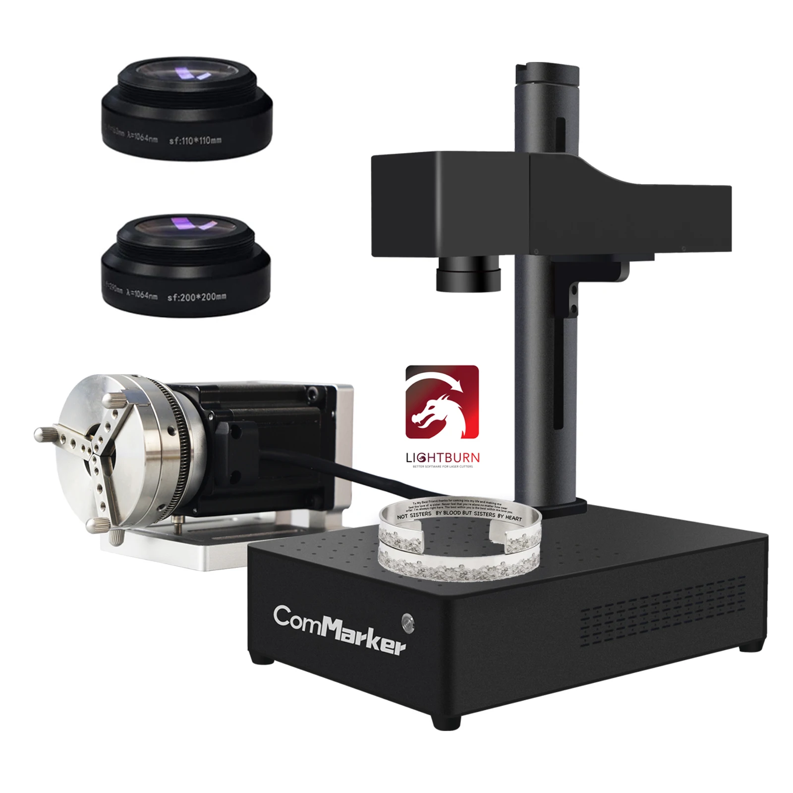 ComMarker-B3-30W-Fiber-Laser-Marking-Machine-with-rotary-axis-Laser-engraveing-machine-cnc-laser ...