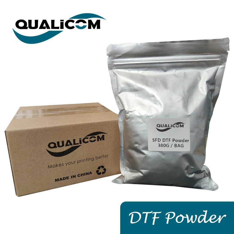 Qualicom Best Quality of DTF Powder 380G TPU Hot Melt Powder for Direct ...