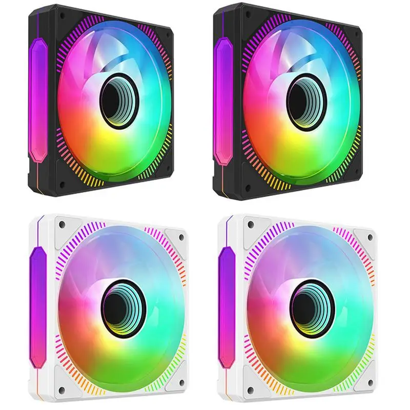 ARGB-Case-Fan-5V-3-Pin-Light-Up-PC-Fans-Lighted-Computer-Fan-Silent ...