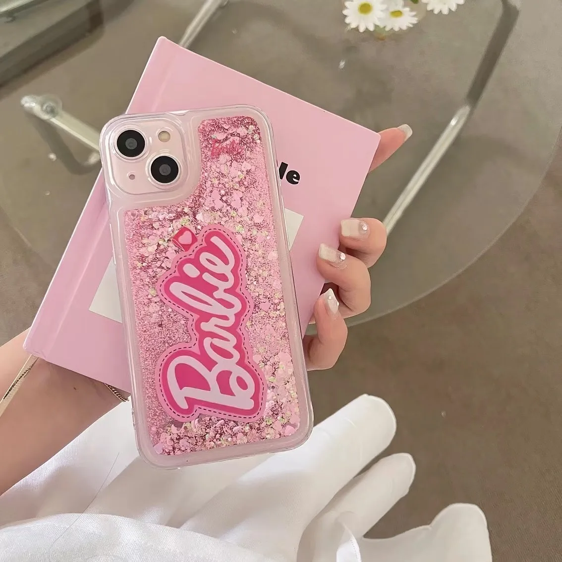 Barbies-dolls-cute-pink-quicksand-Phone-Cases-For-iPhone-15-14-13-12-11 ...