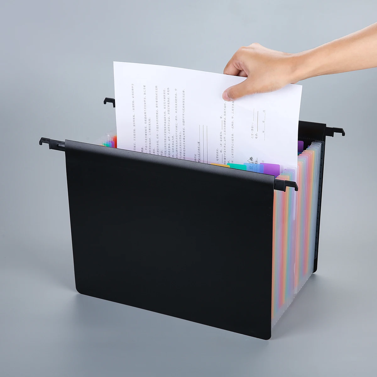A4-hanging-organ-folder-with-Large-capacity-multi-layer-Plastic ...