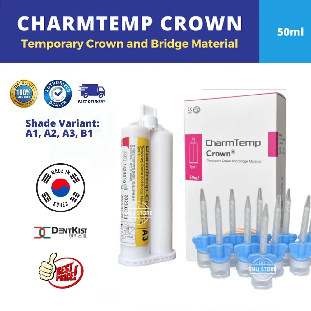 Dental Temporary Crown Bridge Material DMG Luxatemp Style A1 A2 A3 ...