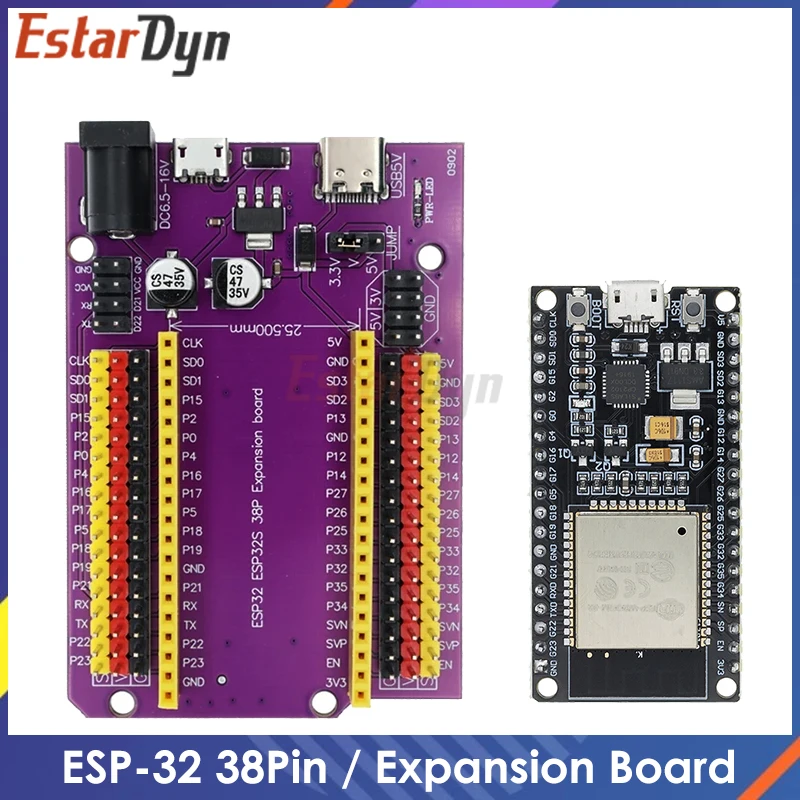 ESP32-Development-Board-TYPE-C-MICRO-USB-CP2102-WiFi-Bluetooth-Dual ...