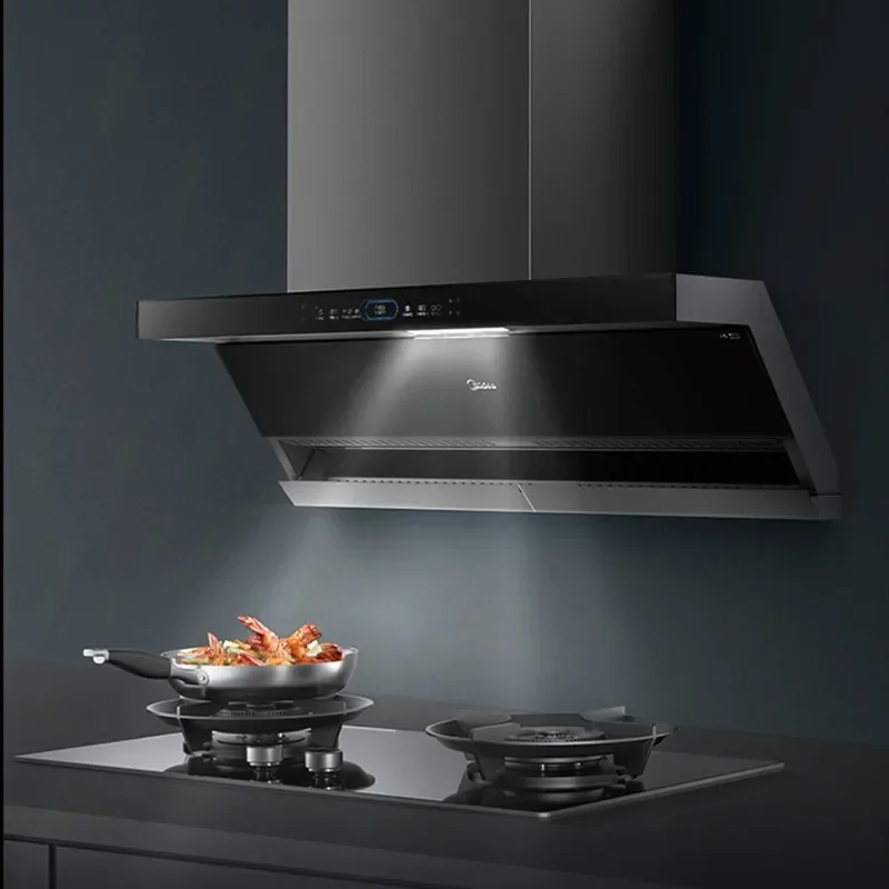 Midea Range Hood for Kitchen Top and Side Suction Type Kitchen ...