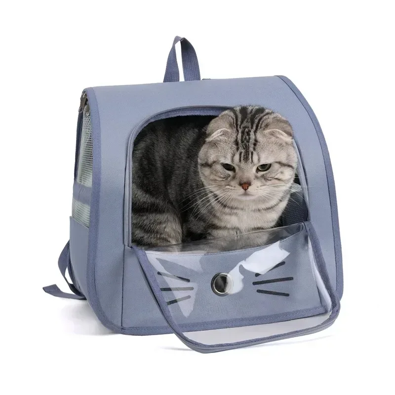 Outdoor-Pet-Cat-Carrier-Bag-Cat-Backpack-Breathable-Portable-Shoulders ...