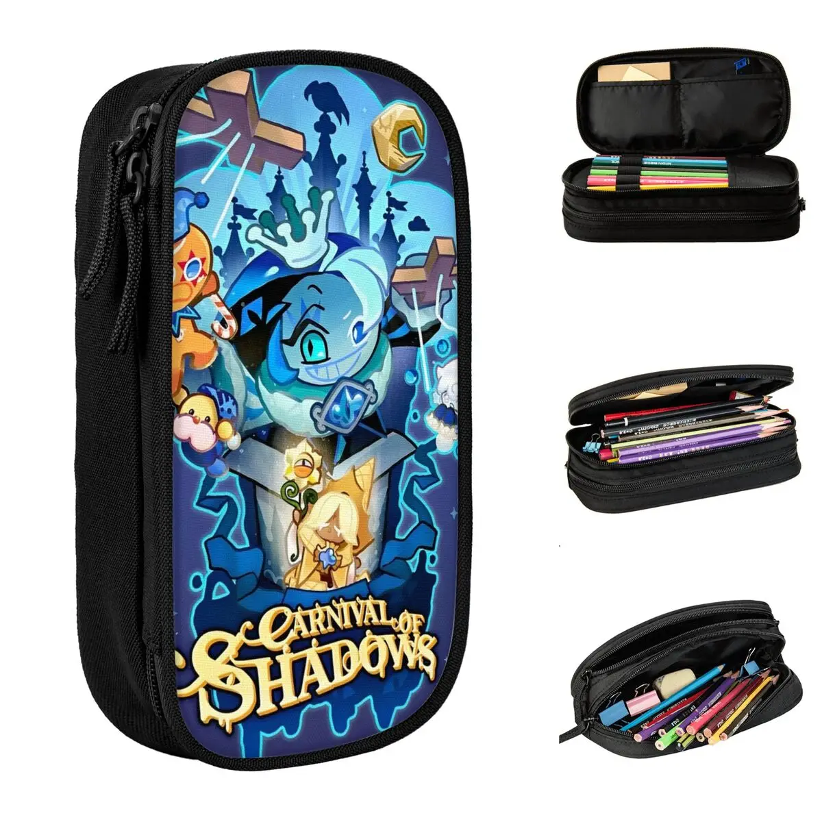 New Shadow Milk Cookie Pencil Cases Cookie Run Kingdom Pencil Pouch Pen ...
