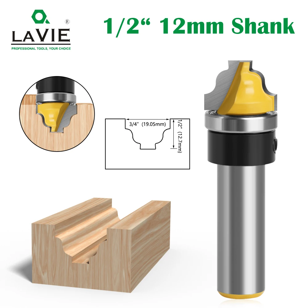 1pc-12mm-1-2-Shank-Faux-Ogee-Router-Bit-C3-Carbide-Tipped-Woodworking ...
