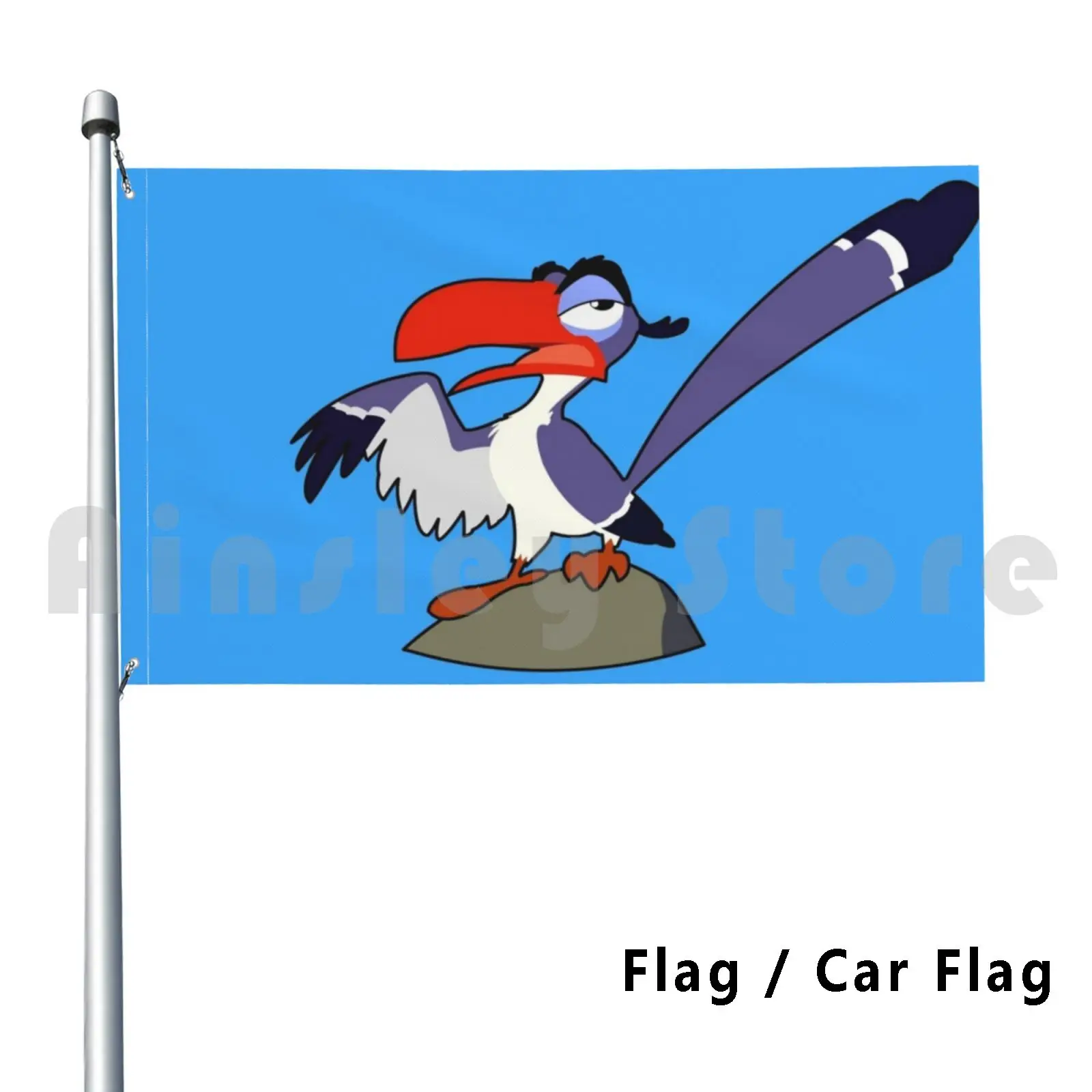 Zazu-Flag-Car-Flag-Funny-Perry-Doofenshmirtz-Cartoons-Candace-Agent-P ...