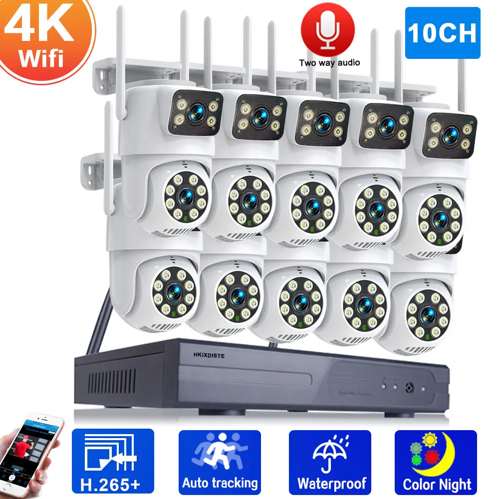 Wifi-NVR-Camera-System-10CH-8MP-Wireless-Outdoor-PTZ-Camera-Kit-CCTV ...