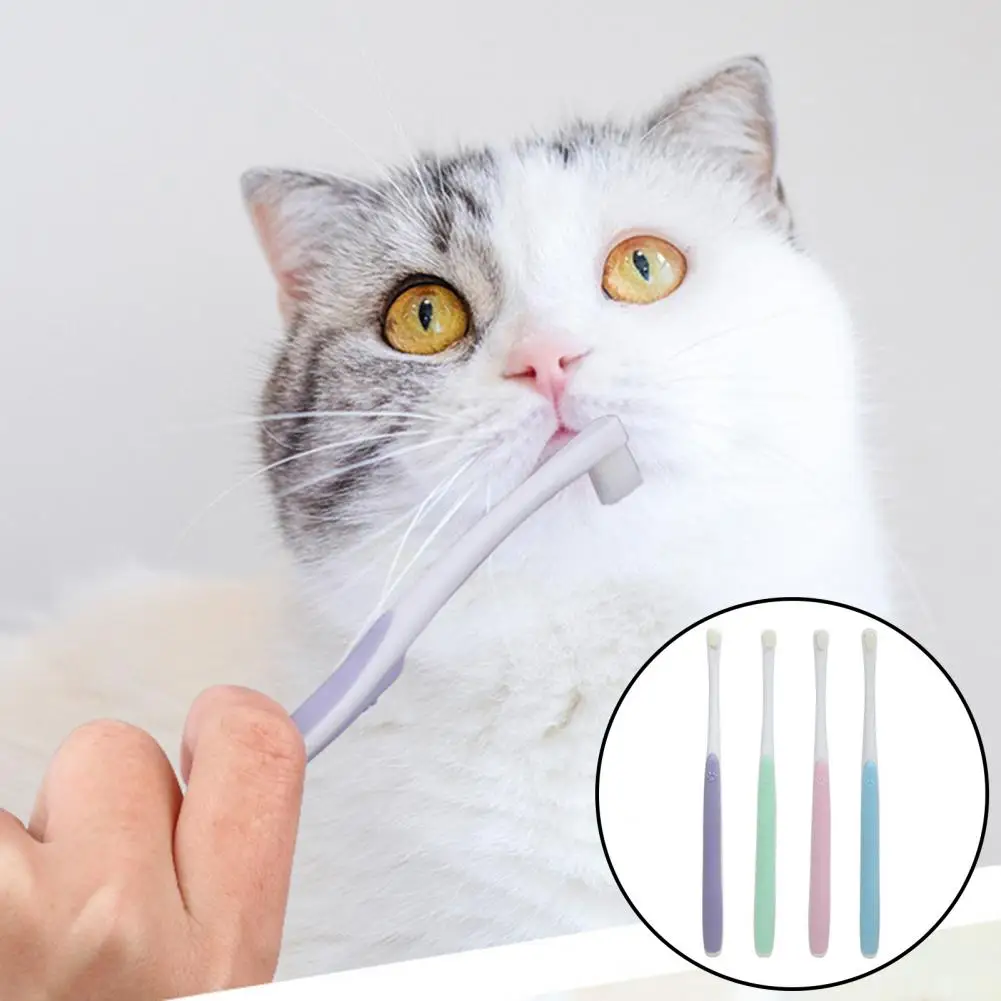 Pet-Cleaning-Toothbrush-Small-Soft-Bristles-Effective-Gentle-Gum-Care ...