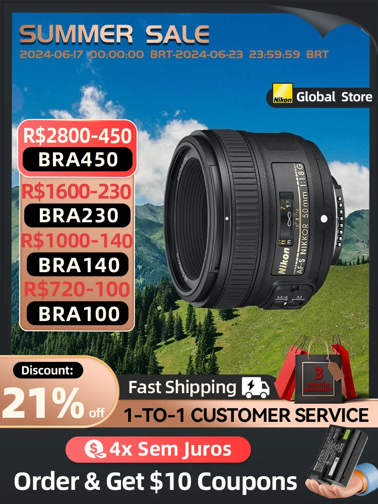 NIKON-AF-S-NIKKOR-50mm-F-1-8-G-FX-Large-Aperture-Portrait-Lens-For ...