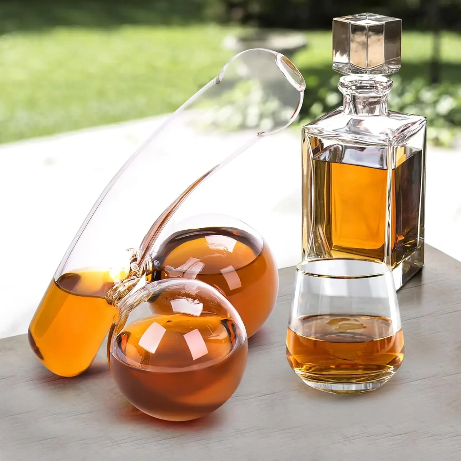 Cannon-Whisky-Decanter-Borosilicate-Glass-Decanter-Container-Wine ...