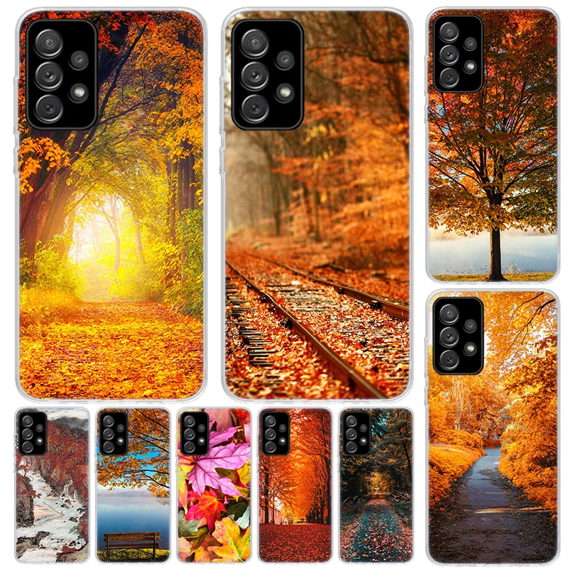 Leaves-Maple-Fall-Autumn-Phone-Case-For-Samsung-Galaxy-A15-A14-A54-A13 ...