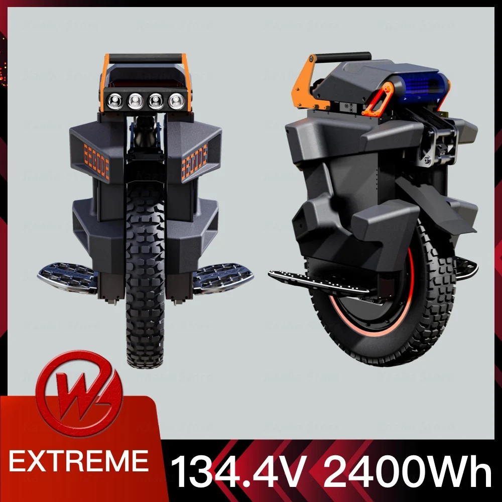Begode EXTREME 전기 외바퀴 자전거, 18 인치, 134.4V, 2400Wh, C40 서스펜션, EUC 휠, 모노휠 ...