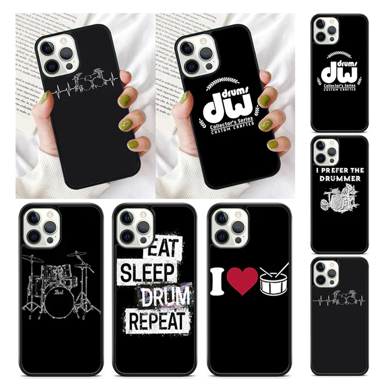 Drum-Drummer-Music-Dj-Phone-Case-Cover-for-iPhone-15-SE2020-13-14-11-12 ...