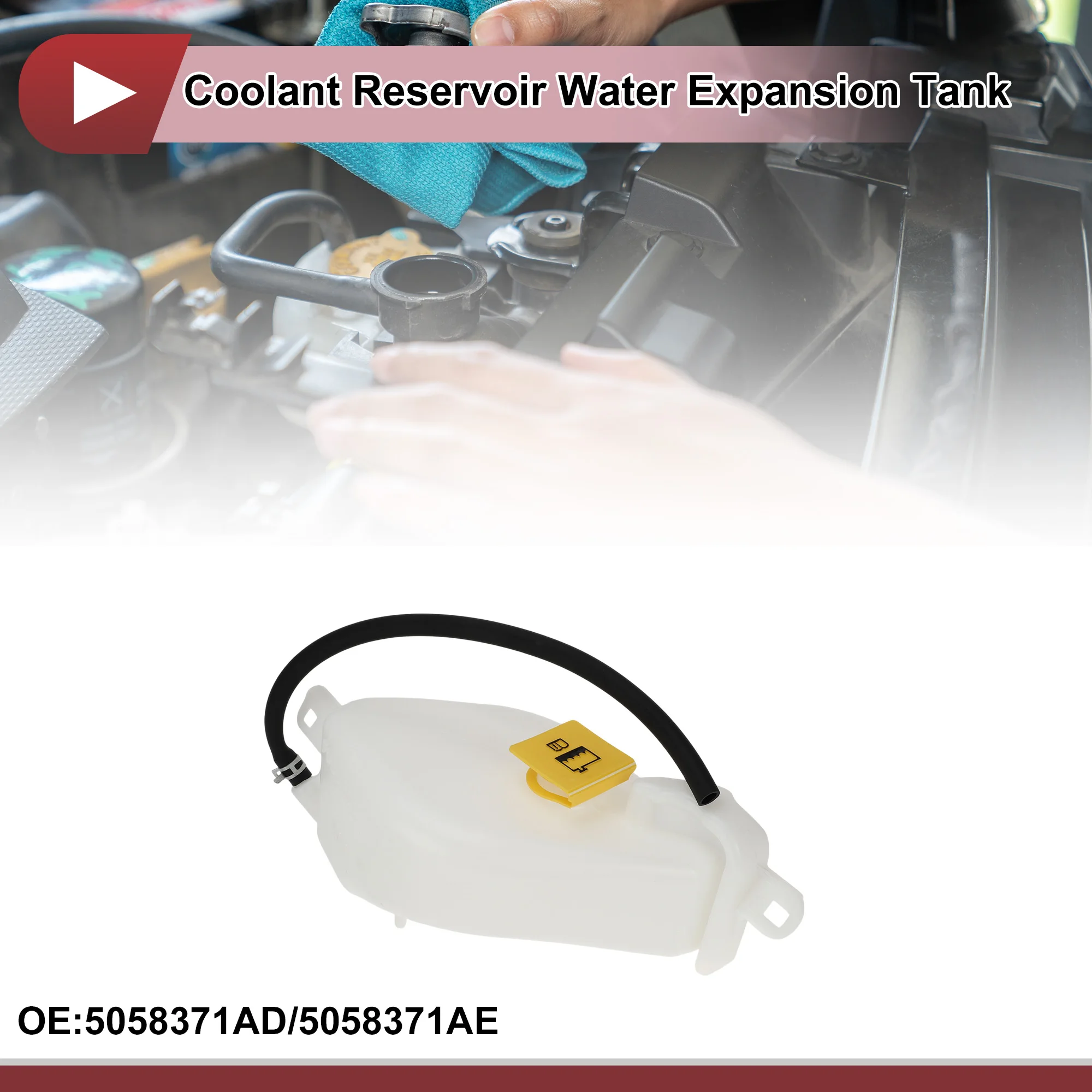 UXCELL Engine Coolant Reservoir Water Expansion Tank for Chrysler 200 ...