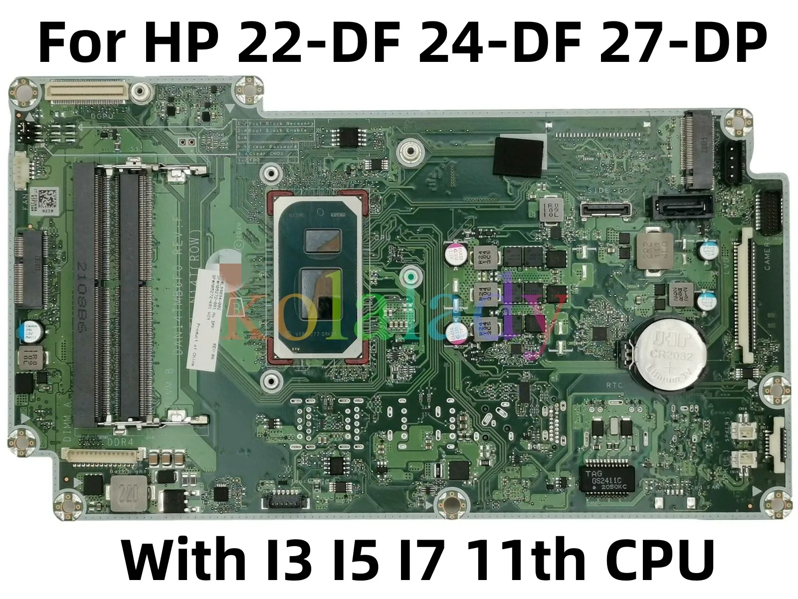 N14T For HP 22-DF 24-DF 27-DP All-In-One Motherboard DAN14TMB6F0 With I3 I5 I7 11th CPU L99094 ...