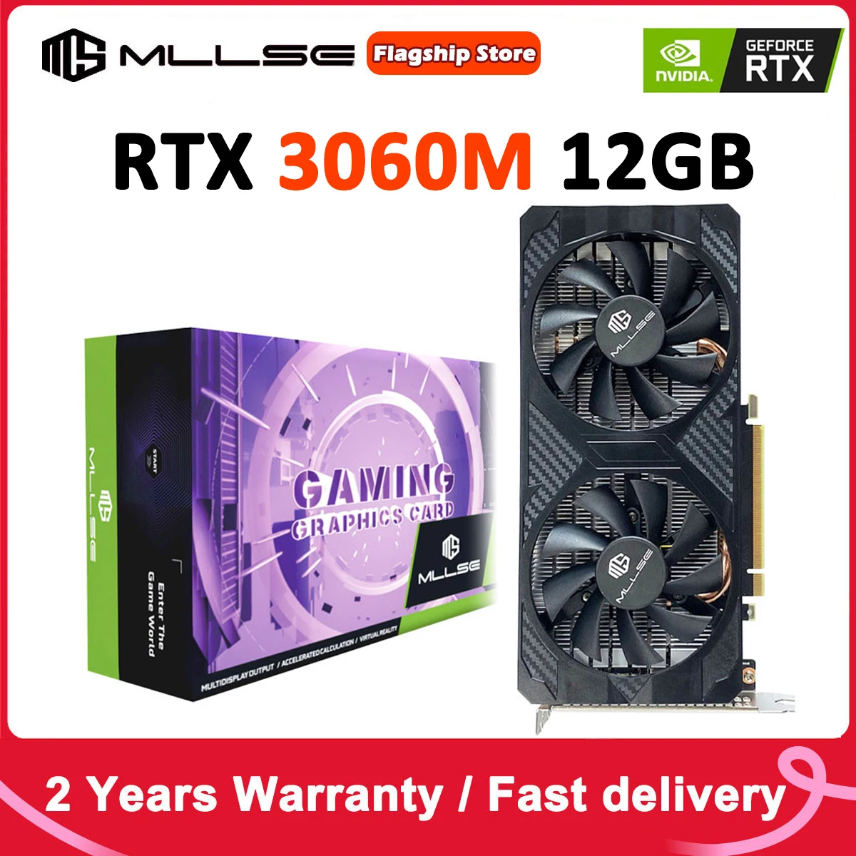 MLLSE Carte vidéo de jeu pour ordinateur de bureau, cartes de fouille ...