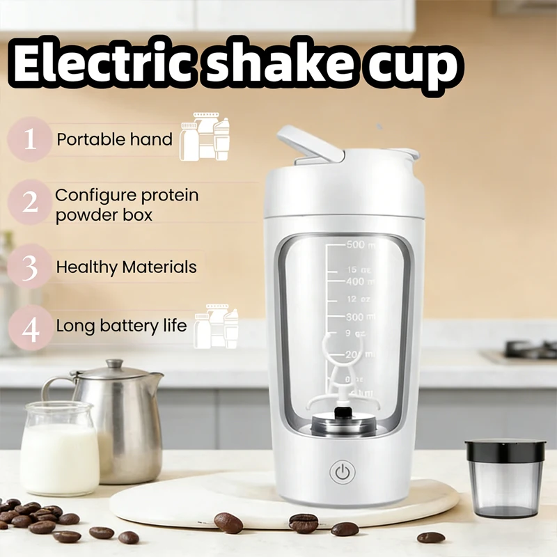 Portable Electric Shake Cup Fully Automatic Stirring Cup Rechargeable ...