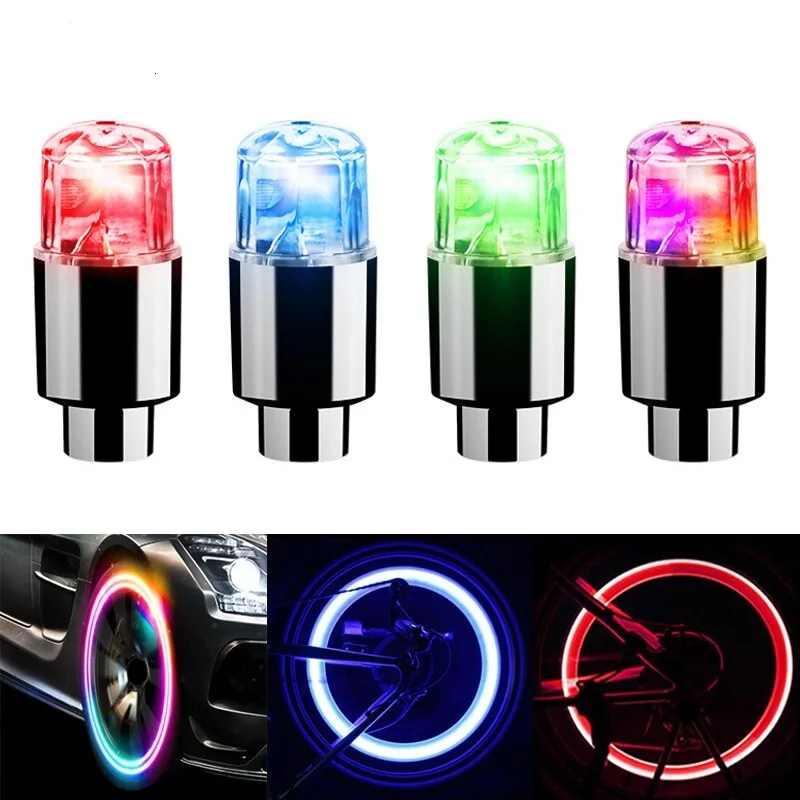 2-4Pcs-Tire-Valve-Cap-Lights-Durable-Tire-Lights-For-Car-Air-Valve-Caps ...