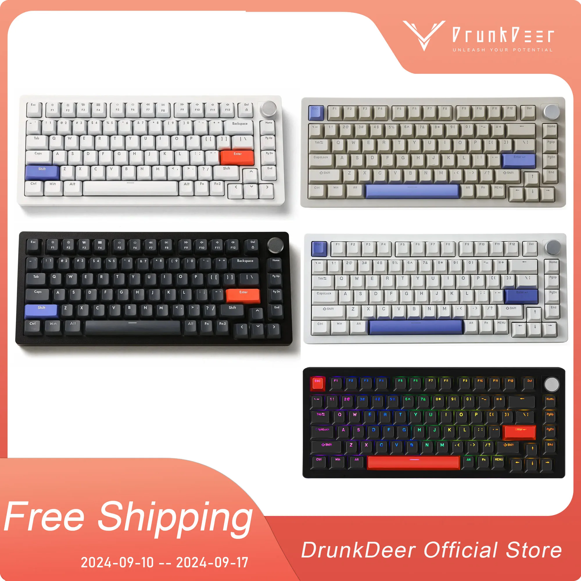 DrunkDeer-A75-Rapid-Trigger-Mechanical-Keyboard-TKL-Gaming-Keyboards ...