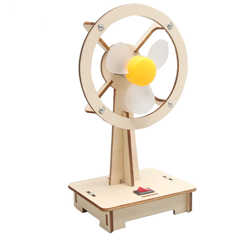 Electric-Fan-Model-STEM-Science-Kids-Toys-DIY-Montessori-Tecnologia ...